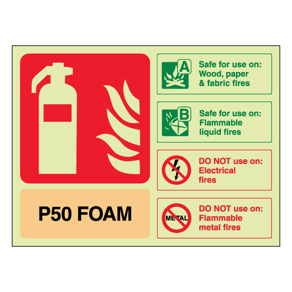 GITD P50 Foam Extinguisher - Landscape| Fire Extinguisher | Fire Safety
