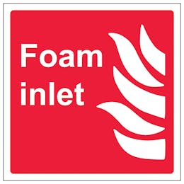 Foam Inlet - Square | Safety Signs 4 Less