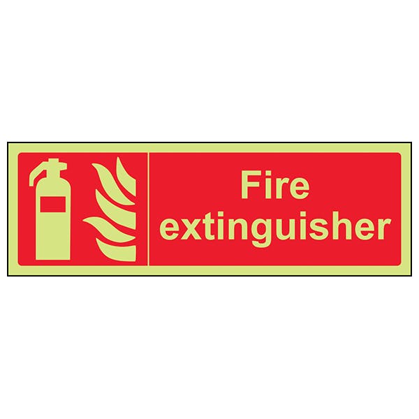 GITD Fire Extinguisher - Landscape | Eureka Direct