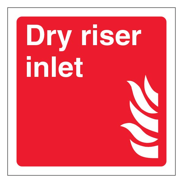 Dry Riser Inlet | SafetySigns4Less
