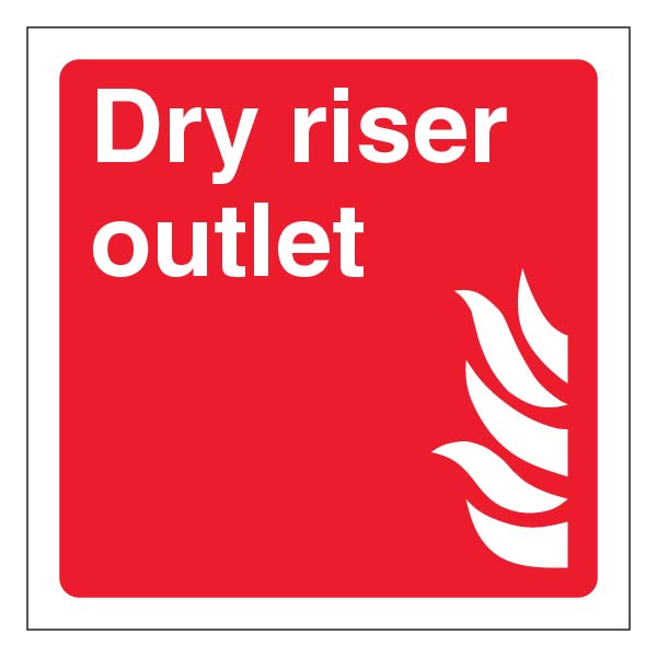 Dry Riser Outlet | SafetySigns4Less