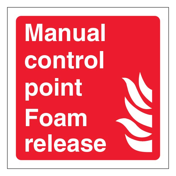 Manual Control Point Foam Release | SafetySigns4Less