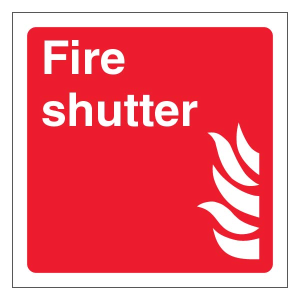 Fire Shutter | SafetySigns4Less