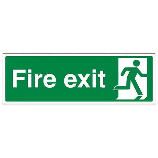 Final Fire Exit Man Right | Eco-Friendly Safety Signs | Safety Signage