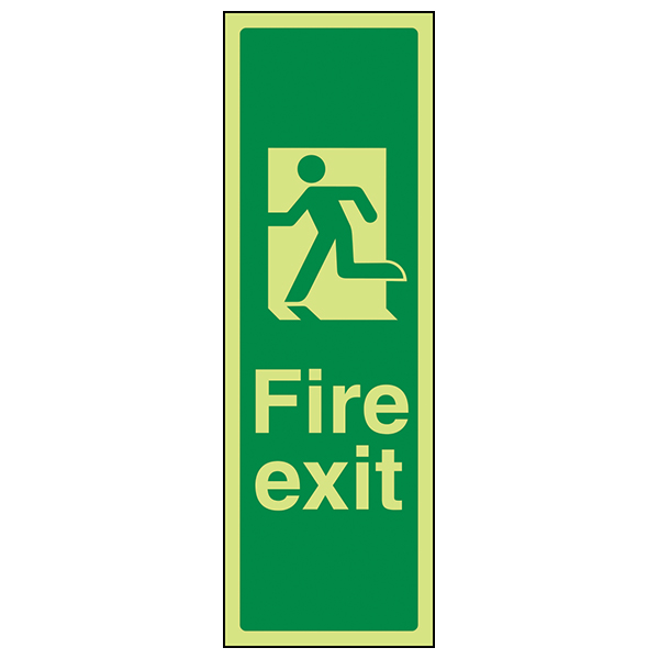 GITD Portrait Fire Exit Man Left | Eureka Direct
