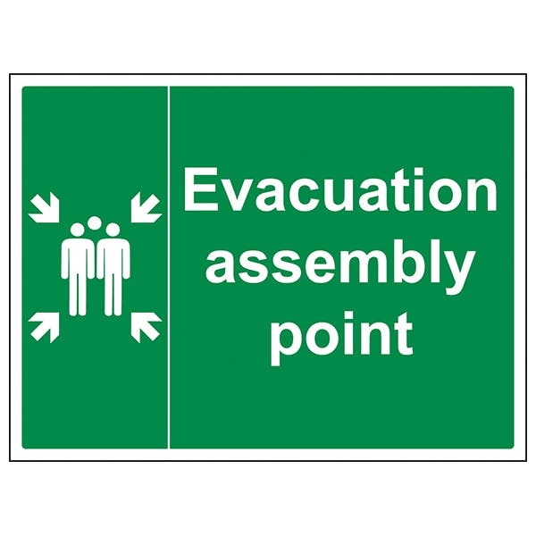 Evacuation Assembly Point - Large Landscape | Eureka Direct
