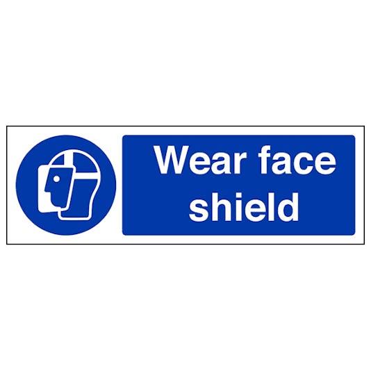 Wear Face Shield - Landscape | Eureka Direct