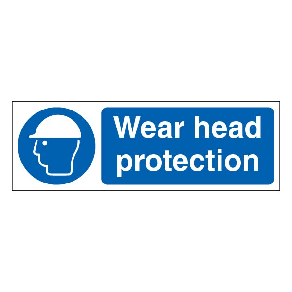 Wear Head Protection | SafetySigns4Less