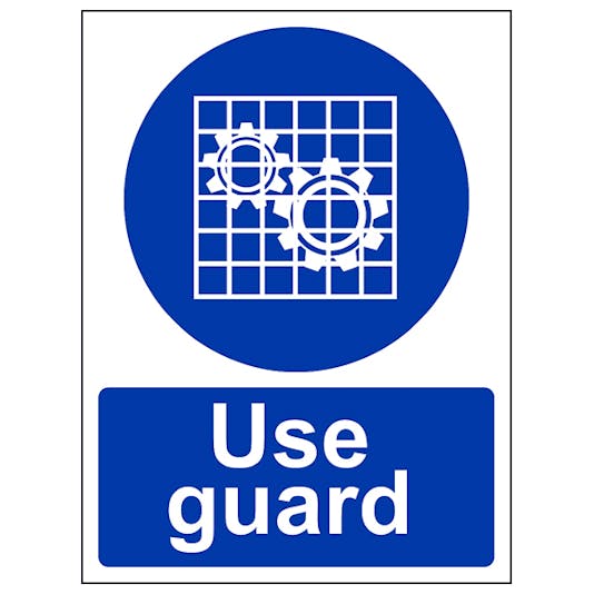 Use Guard - Portrait | Safety Signs 4 Less
