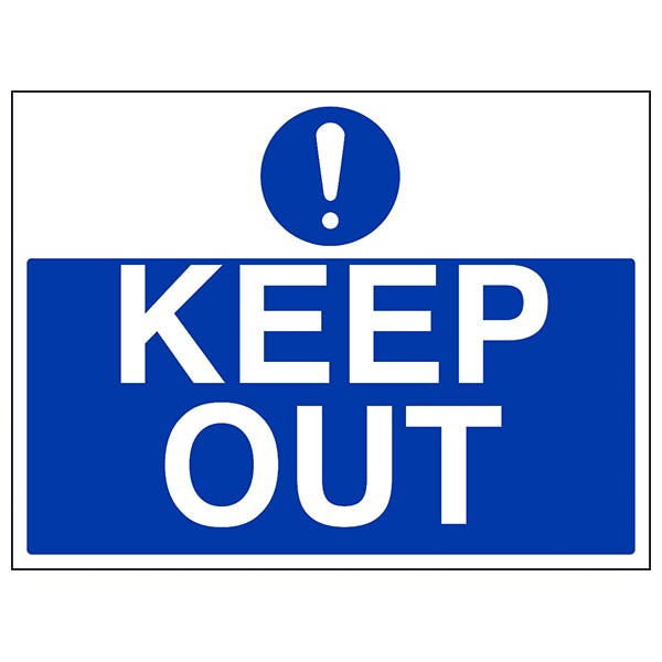Keep Out - Large Landscape | Eureka Direct