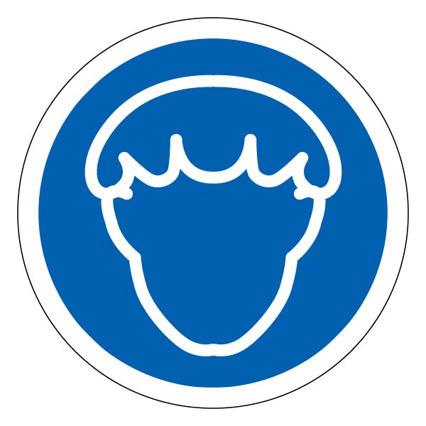 Wear Hair Net Symbol | SafetySigns4Less
