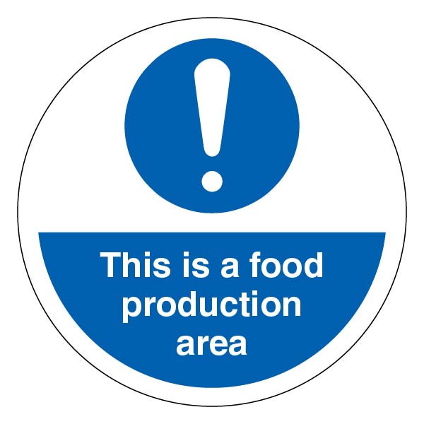 This Is A Food Production Area | SafetySigns4Less