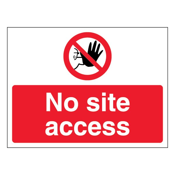 No Site Access - Landscape | SafetySigns4Less