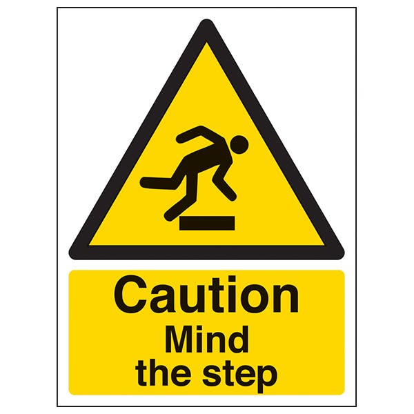 Caution Mind The Step - Portrait