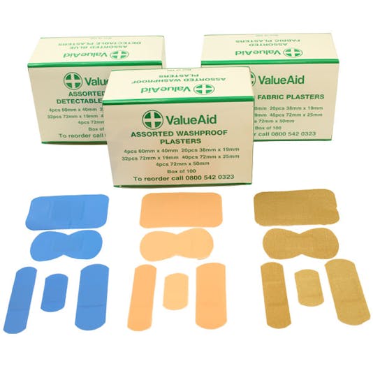 Value Aid Assorted Sterile Plasters | Safety Signs 4 Less