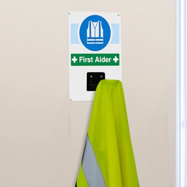 First Aider Hi-Vis PPE Station | PPE Stations | Fire & Safety Equipment ...