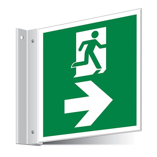 Fire Exit Corridor Signs
