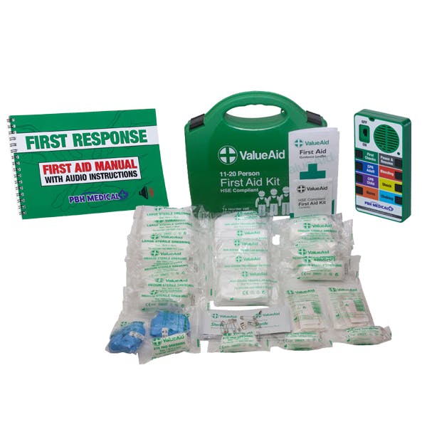 Value Aid HSE First Aid Kits With Talking Guide