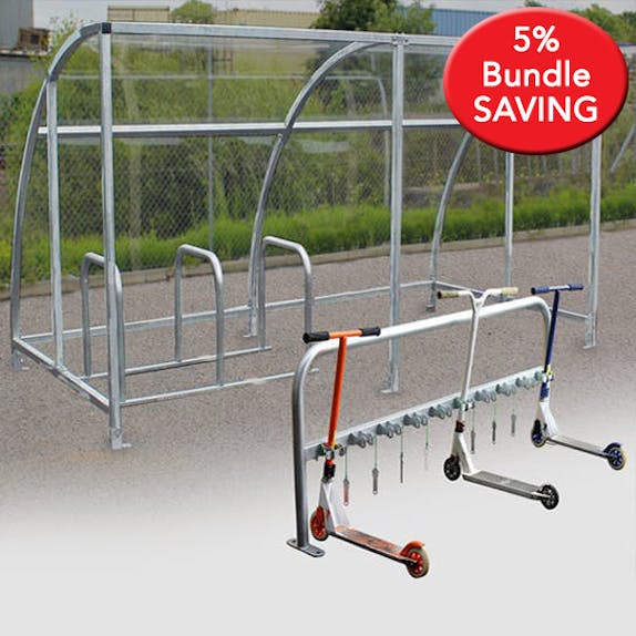 Canterbury Cycle/Scooter Shelter Bundle