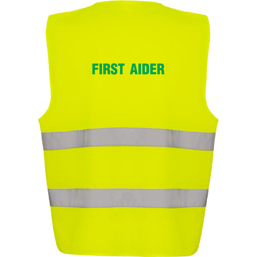 Adjustable Hi-Vis Vest - First Aider