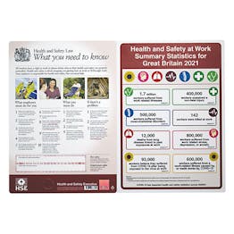 Health and Safety Law Poster / Vital Statistics | SafetySigns4Less