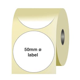 Obsolete Stock Write-On Labels Circular Labels On A Roll | Stock ...