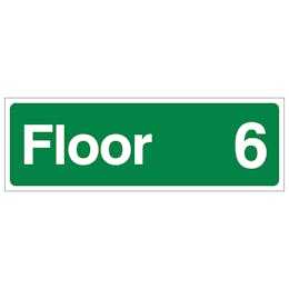 Floor 6 | Wayfinding Sign | SafetySigns4Less