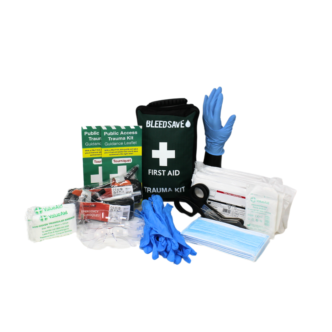 Trauma First Aid Kit BLEEDSAVE Trauma Waist Bag With Basic Bleed ...