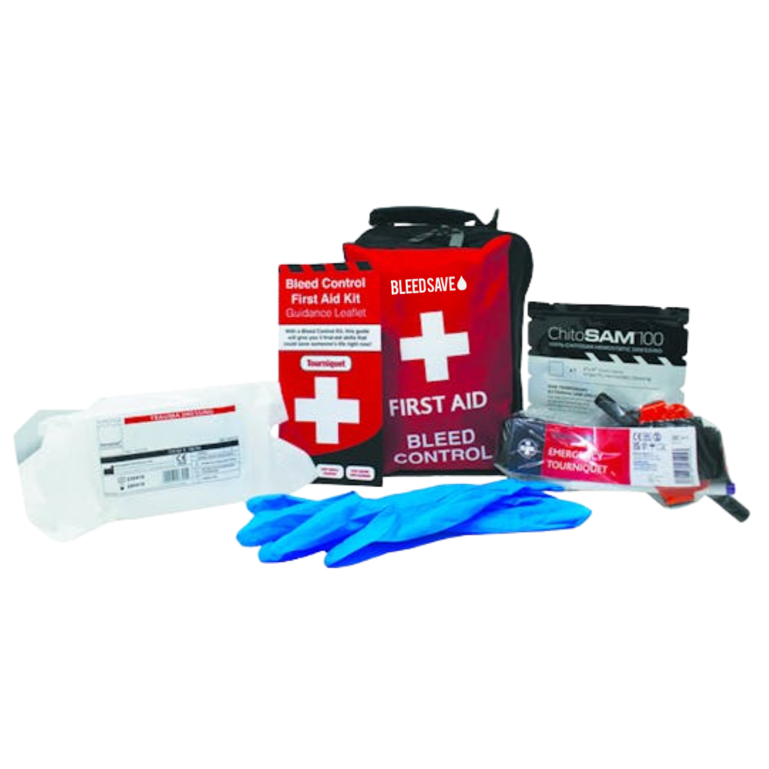 Basic Bleed Control Kit With Tourniquet | FirstAid4Less