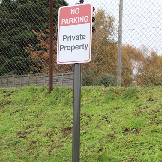 Round Sign Posts with Fixing Clips | Posts & Accessories | YourParkingSign