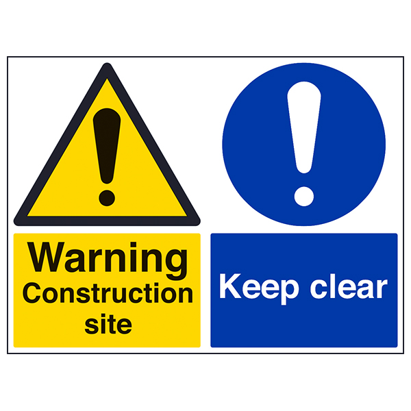 Construction Site/Keep Clear - Large Landscape | Eureka Direct