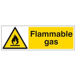 Flammable Gas - Landscape | Hazard Signs | Safety Signs | Safety Signs ...