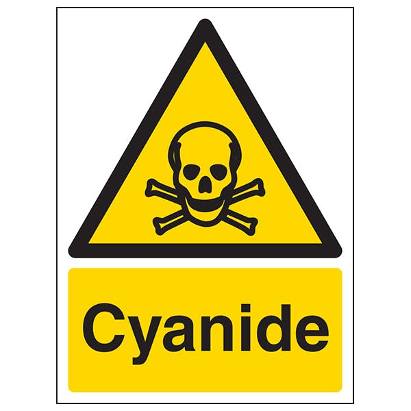 Cyanide - Portrait | Safety Signs 4 Less