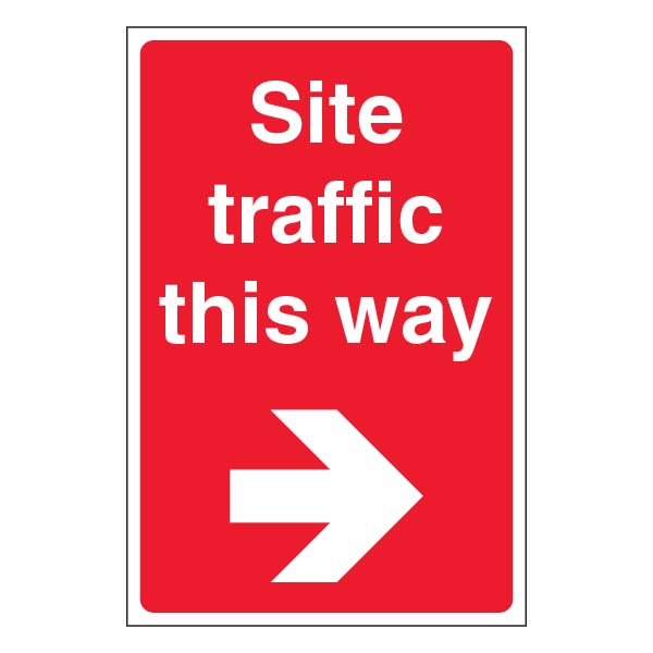 Site Traffic This Way | SafetySigns4Less