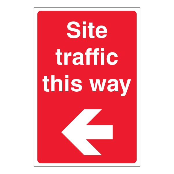 Site Traffic This Way | SafetySigns4Less