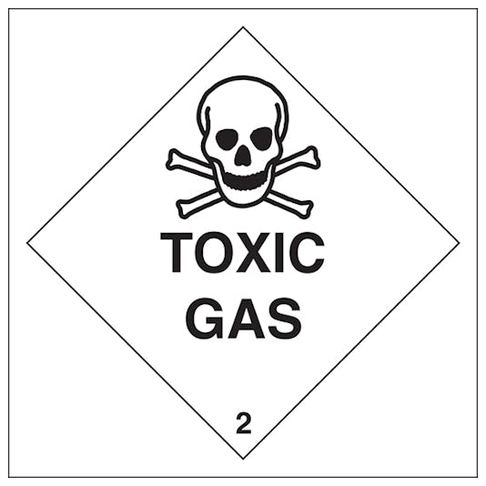 Toxic Gas Diamond | Safety Signs 4 Less