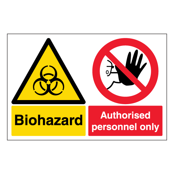Biohazard/Authorised Personel Only - Landscape