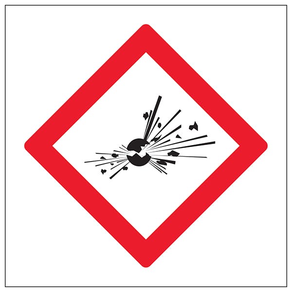Explosive COSHH Sign - Magnetic
