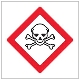 Toxic COSHH Sign - Magnetic