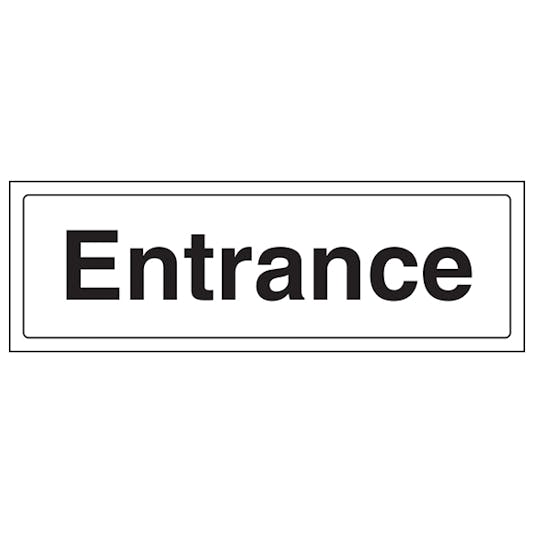 Entrance | Safety Signs 4 Less