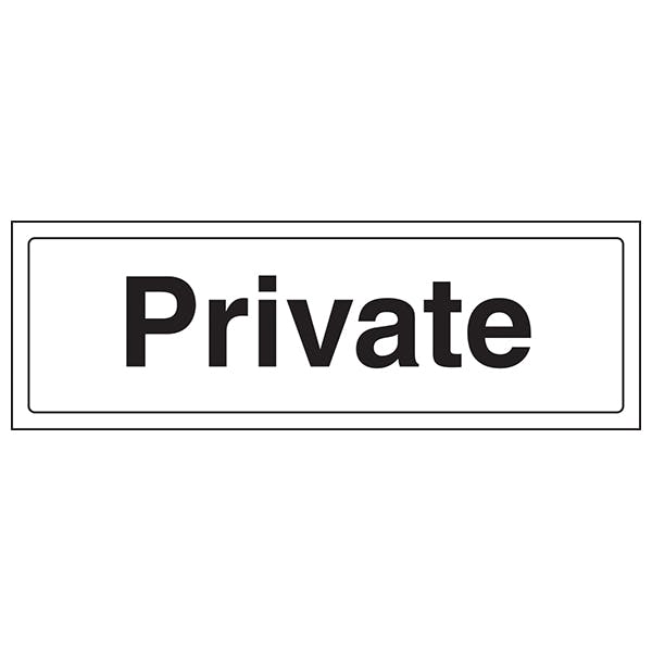 Private | Safety Signs 4 Less