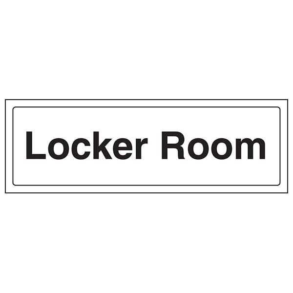 Locker Room - Landscape | Safety Signs 4 Less