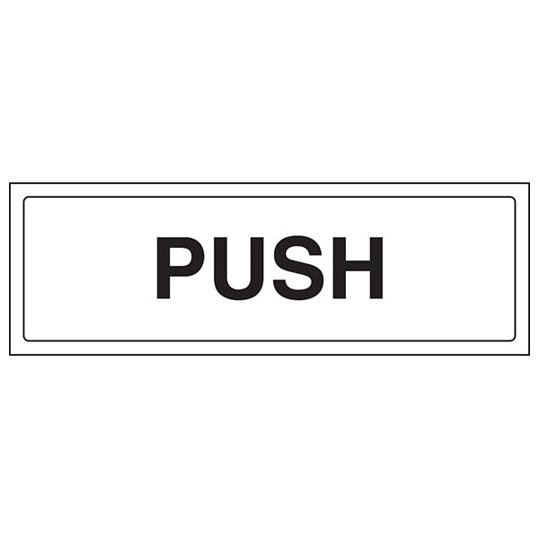 Push | Safety Signs 4 Less
