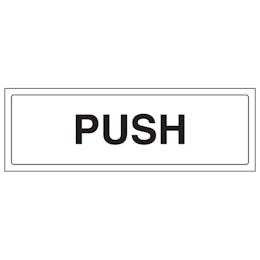Push | Safety Signs 4 Less