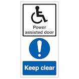 Automatic Door Signs