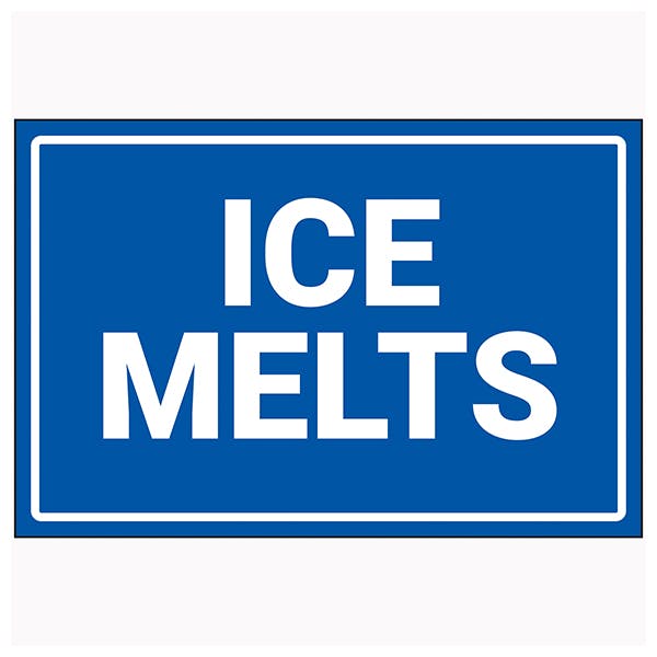 Ice Melts | Winter Safety Signs | Safety Signs | Safety Signs 4 Less