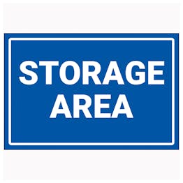 Storage Area | Winter Safety Signs | Safety Signs | Safety Signs 4 Less