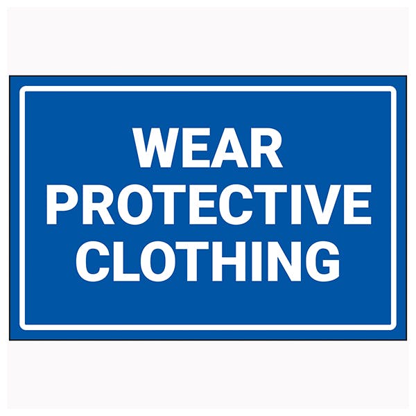 Wear Protective Clothing | Winter Safety Signs | Safety Signs | Safety ...