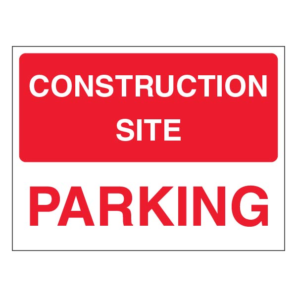 Construction Site Parking | SafetySigns4Less