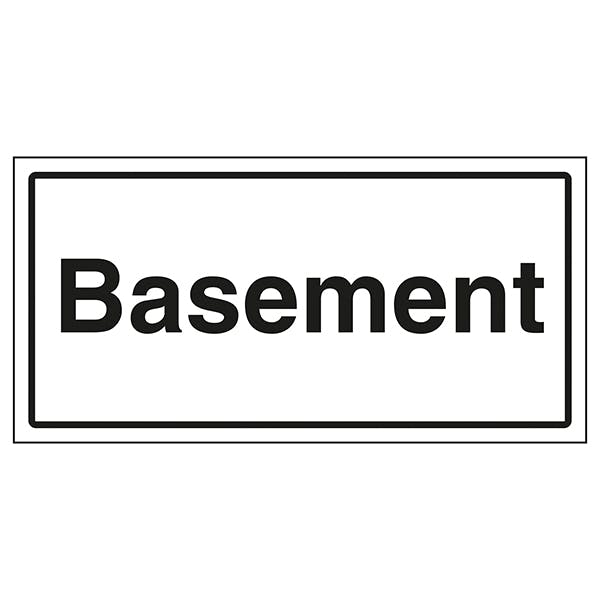 Basement | Stairway Signs | Information Signs | Safety Signs 4 Less